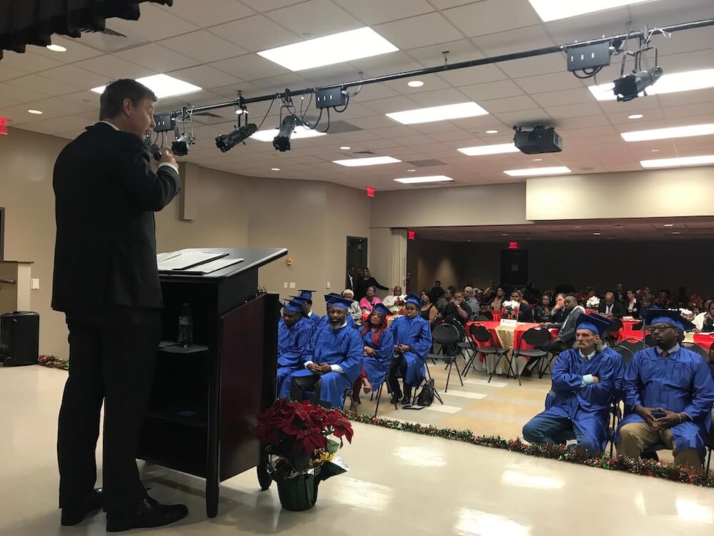 Judge Carter Speaks at CRNP Fall Graduation - Judge Kyle Carter